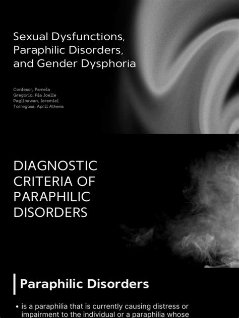 Chapter 10 Sexual Dysfunction Paraphilic Disorder And Gender
