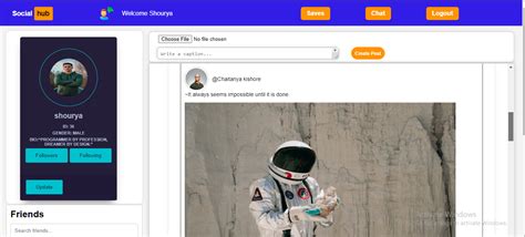 GitHub Chaitanykishore SocialHub A Full Stack Social Media Platform