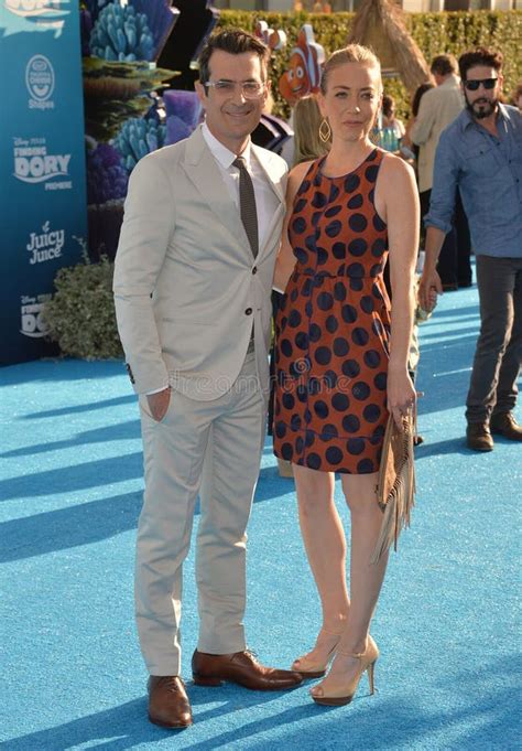 Ty Burrell And Holly Burrell Editorial Photo Image Of Suit Glasses
