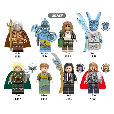X0269 Super Heroes Marvel Movies Avengers Building Blocks Odin Laufey