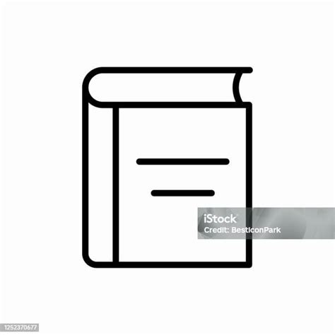 Ikon Buku Kerangka Ilustrasi Vektor Buku Simbol Untuk Web Dan Seluler
