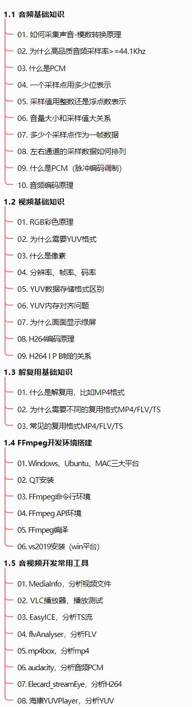 音视频开发成长之路与音视频知识点总结webrtcc后台开发infoq写作社区