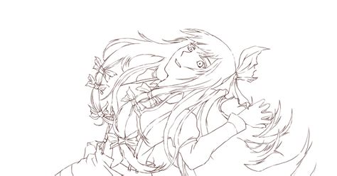 藤原妹紅 もこたんの線画 Gridのイラスト Pixiv
