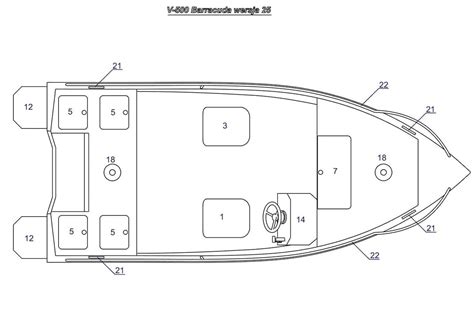Viking Barracuda 500 Kateriai žūklei Ir Pramogoms Katalogas