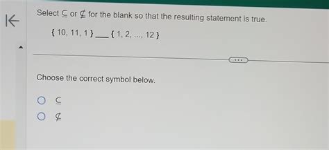 Solved Select Or For The Blank So That The Resulting Chegg