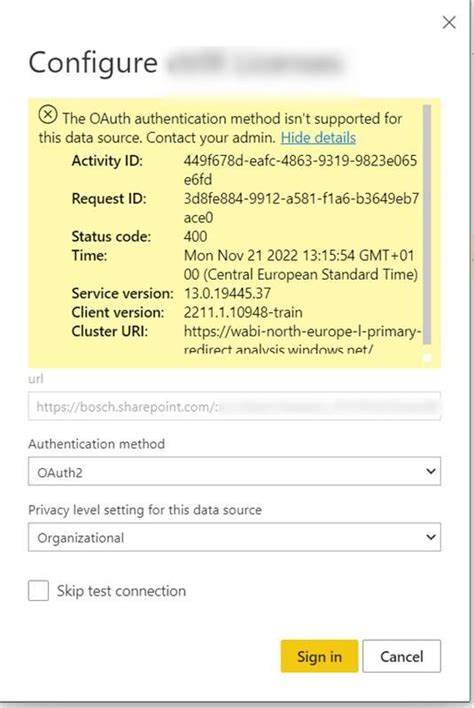 Solved Data Source Credentials Issue Microsoft Fabric Community