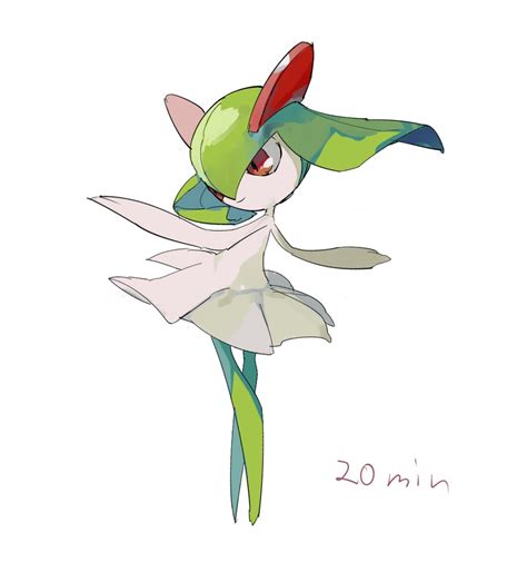 Kirlia Pokemon Drawn By Apios1 Danbooru