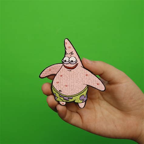 Spongebob Squarepants Savage Patrick Embroidered Iron On Patch