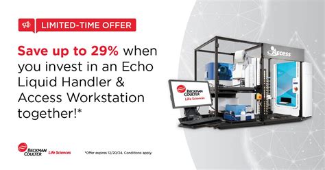 Buy Echo Liquid Handler And Access Workstation Beckman Coulter Life Sciences Posted On The