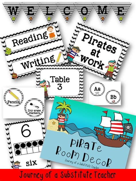 Pirate Room Decor Pack Pirate Theme Classroom Pirate Classroom