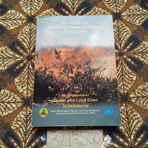 Jual Buku Ringkasan Eksekutif Kebakaran Hutan Dan Lahan Di Indonesia