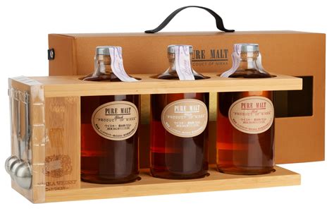 Виски Nikka Coffret Pure Malt Spice Rack Set 3 Bottles Никка Коффрет