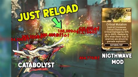 Lethal By Reload Catabolyst And Critical Mutation Warframe Whisper In The Walls YouTube