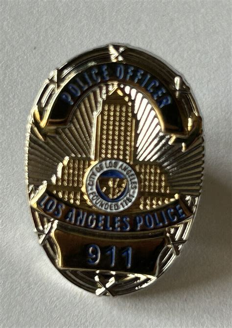Lapd Los Angeles Police Department Lapel Pin For Sale Soviet
