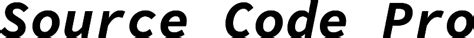 Source Code Pro 字体