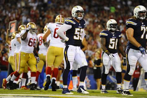 San Diego Chargers Snap Counts Week 3 Bolts From The Blue