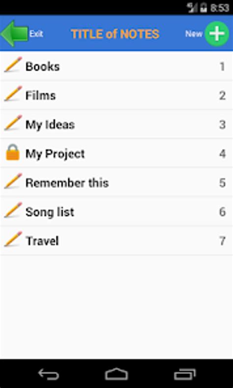 Notepad Protected For Android Download