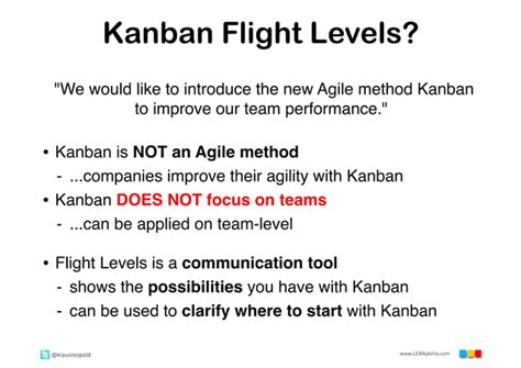 Flight Levels Of Kanban Klaus Leopold Lkce13