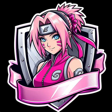 Anime Girl Logo Stock Illustrations 1142 Anime Girl Logo Stock