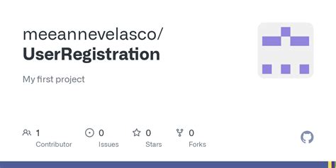 Github Meeannevelasco Userregistration My First Project