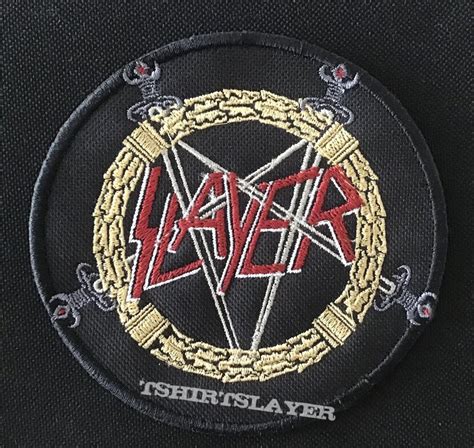 Slayer Slayer Patch Patch Jan Van Bekkums Tshirtslayer