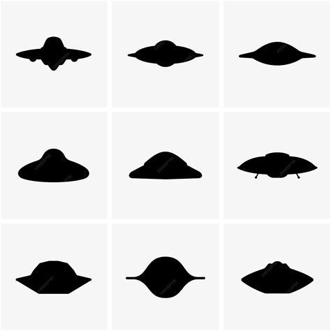 Premium Vector Unidentified Flying Objects