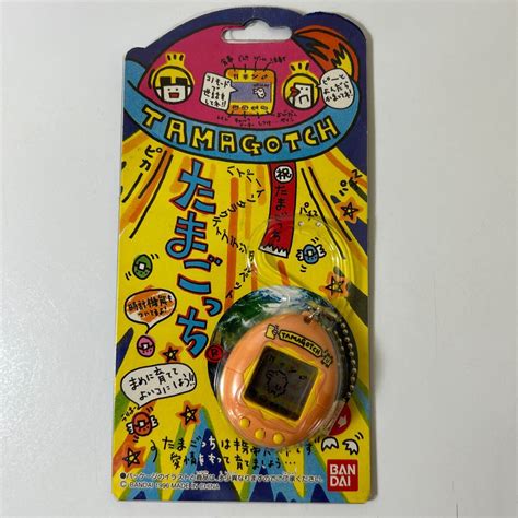 【未使用】初代たまごっち 当時物 バンダイ オレンジ Bandai Tamagotchi たまごっち 1996年表記 未開封品の落札情報詳細