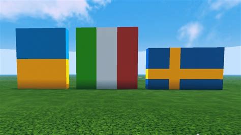 флаги стран в майнкрафте Flags Of Countries In Minecraft Youtube