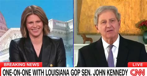 Sen John Kennedy Gets Cnns Kasie Hunt Laughing Out Loud Over Gop
