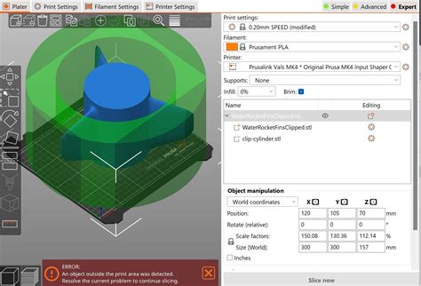 Oversize Part Calculation Does Not Include Negative Volume Preventing Slicing · Issue 11408