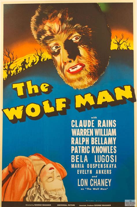 The Wolfman Wolfman Movie Classic Monster Movies Classic Horror Movies