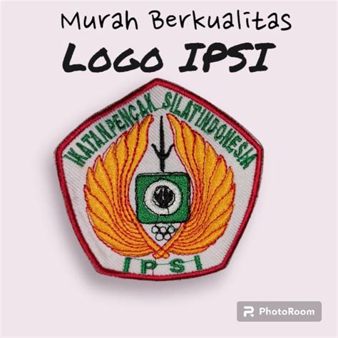 Jual Bet Badge Ipsi Logo Lambang Bordir Ipsi Shopee Indonesia