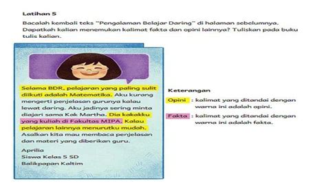 Soal Dan Kunci Jawaban SD Materi Kelas Bahasa Indonesia Halaman Tribunjambi