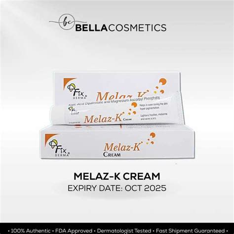 Melaz K Cream For Melasma And Ance Marks 15g 100 Original Lazada Ph