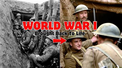 World War I The Faces Of The Trenches Real Soldiers Brought Back To