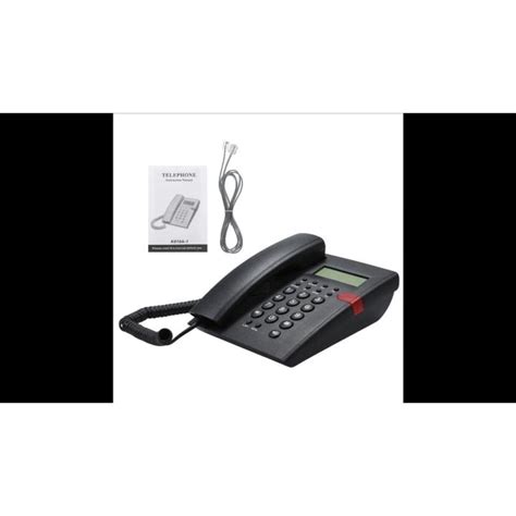 Loud Speaker White Or Black Desktop Landline Set Ptcl Set Phone Wired Desktop Telephone Set Time