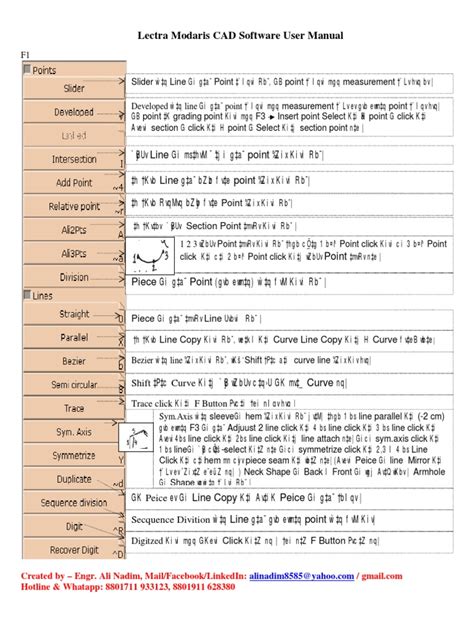 Lectra Cad Modaris Options Download Free Pdf Business