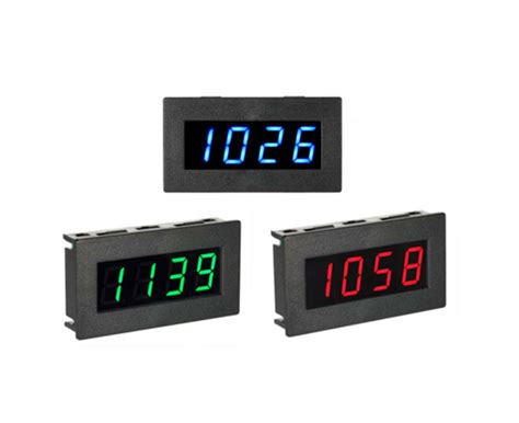 Blue Digital Frequency Tachometer Car Motor Speed Meter Rpm