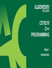 C Lecture Pdf Cst C Programming Week Introduction Today S