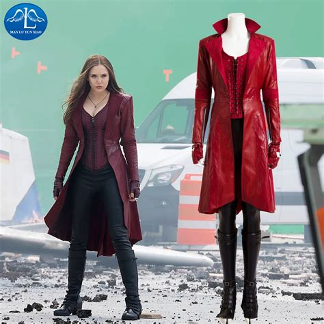 Manluyunxiao Scarlet Witch Cosplay Costume Avengers Age Of Ultron Wanda
