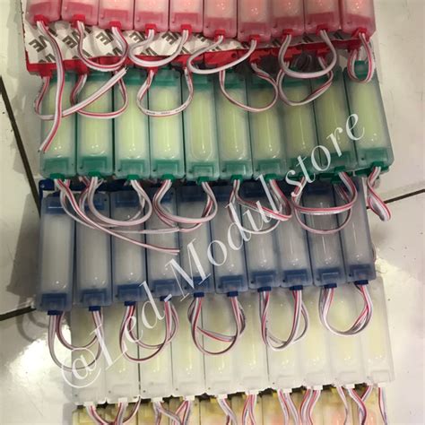Jual Led Modul COB Panjang Tipe 6919 Injeksi Lensa 3W 12V Shopee