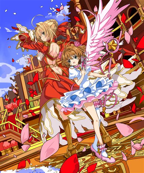 Nero Claudius Kinomoto Sakura Nero Claudius And Tange Sakura Fate And More Drawn By Shino