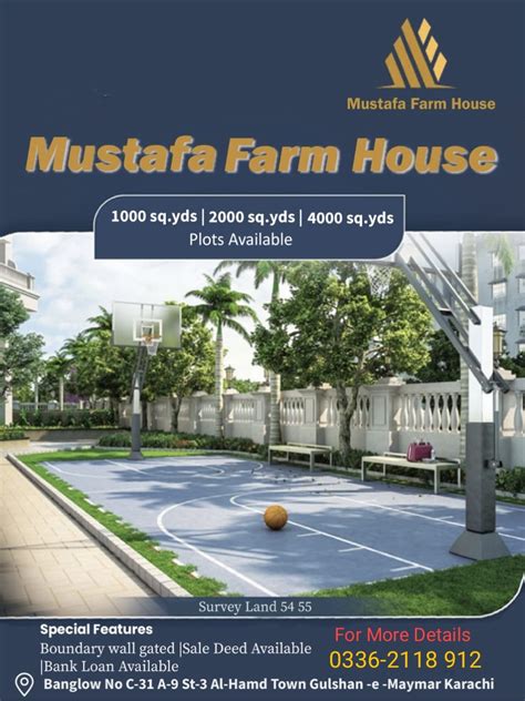 Low Price Farmhouse In Karachi Mustafa Farmhouse