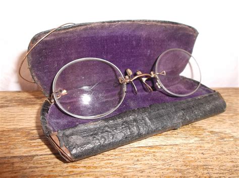 Antique Collectors Pince Nez Eye Glasses Circa 1800s And 1900s Etsy Uk Antique Collectors