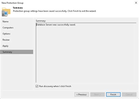 Step 8 Finish Working With Wizard Veeam Plug Ins For Enterprise