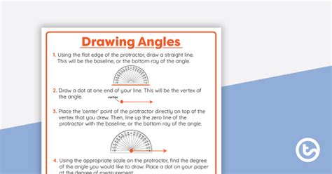 Drawing Angles Anchor Chart