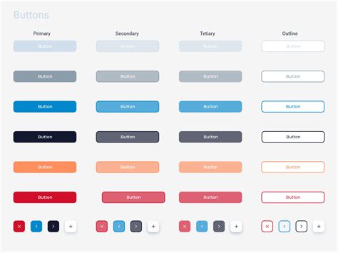 一套按钮与输入ui界面设计元素 Xd素材 优社uther