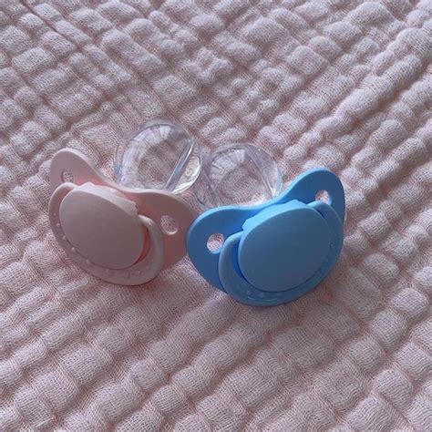 Adult Pink Blue Binky Never Used Brand New Can Depop