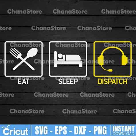 911 Dispatcher Svg Dispatch Svg Eat Sleep Dispatch Svg De Inspire