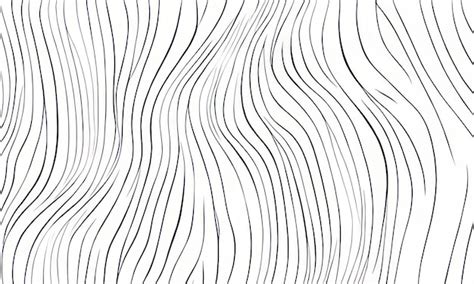 Premium Photo Black Wavy Lines On White Abstract Background